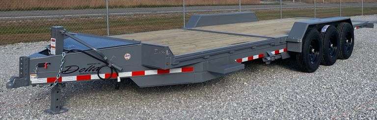 Brand New 2026 Delta 24' Bumper Tilt Trailer - Kraft Auction Service, LLC