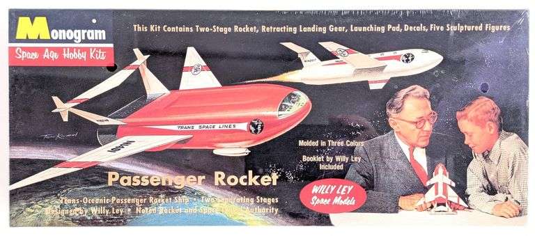 Monogram Passenger Rocket Designed by Willy Ley Model Kit - Sealed ...