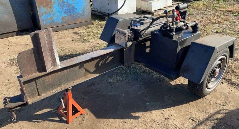 (FF) Log Splitter Mounted Single Axle Trailer - Kraft Auction Service, LLC