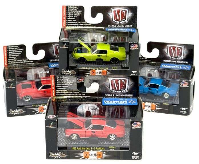 (4) Castline M2 Machines Premium Edition Detroit-Muscle Mustang 50 ...