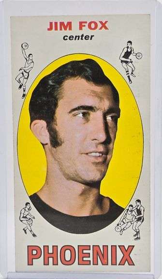 1969-70 Topps Basketball Jim Fox Card #88 - Kraft Auction Service, LLC