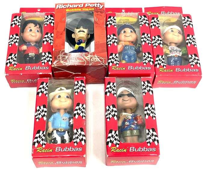 (6) General Mills Richard Petty Bobblehead & Icons Inc. Racin' Bubbas ...