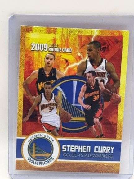 (BP) STEPHEN CURRY Rookie Basketball Trading Card - Kraft Auction ...