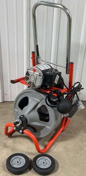 (DZ) RIDGID K-400 Drain Cleaning Snake Auger 120-Volt Drum Machine ...
