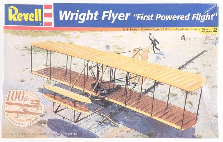 1/39 Scale Revell Wright Flyer "First Powered Flight" Model Kit - Kraft ...