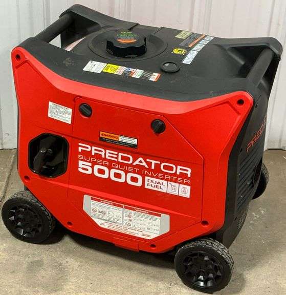 (CZ) PREDATOR 5000 Watt Dual-Fuel SUPER QUIET Inverter Generator ...