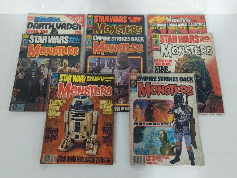 (JT) Vtg 1980's Famous Monsters Magazines - Kraft Auction Service, LLC