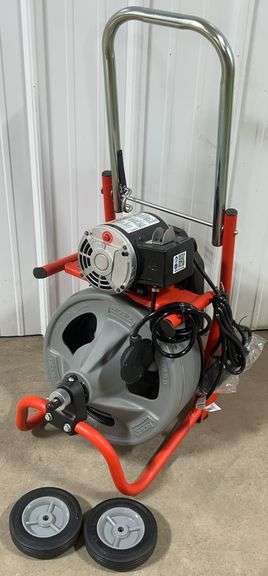 (DZ) RIDGID K-400 Drain Cleaning Snake Auger 120-Volt Drum Machine ...