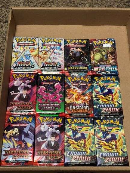 (JT) 48 Booster Packs POKEMON Assortment opened - Kraft Auction Service ...