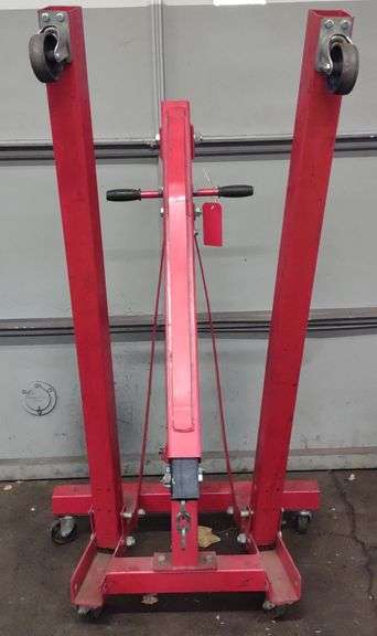 Big Red 2 Ton Hydraulic Engine Hoist - Kraft Auction Service, LLC