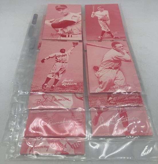 (S) Baseball 15 exhibit cards - Kraft Auction Service, LLC