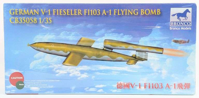 1/35 Scale Bronco Models German V-1 Fieseler FI103 A-1 Flying Bomb ...