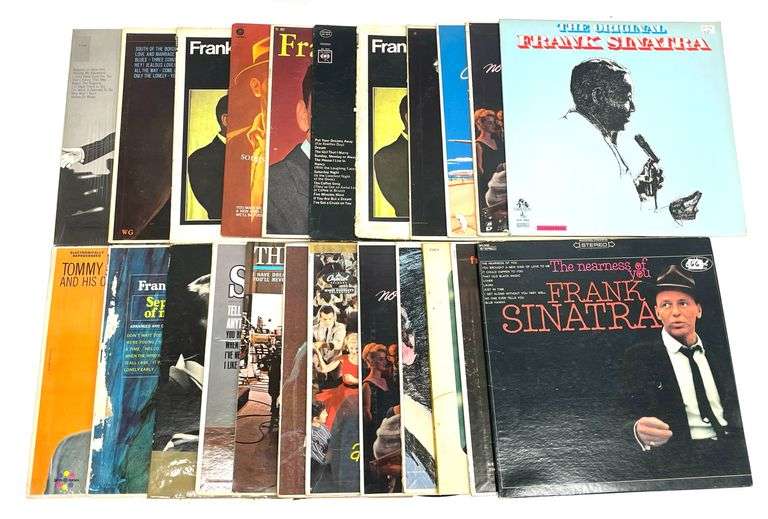 (22) Frank Sinatra Vinyl Records - Kraft Auction Service, LLC