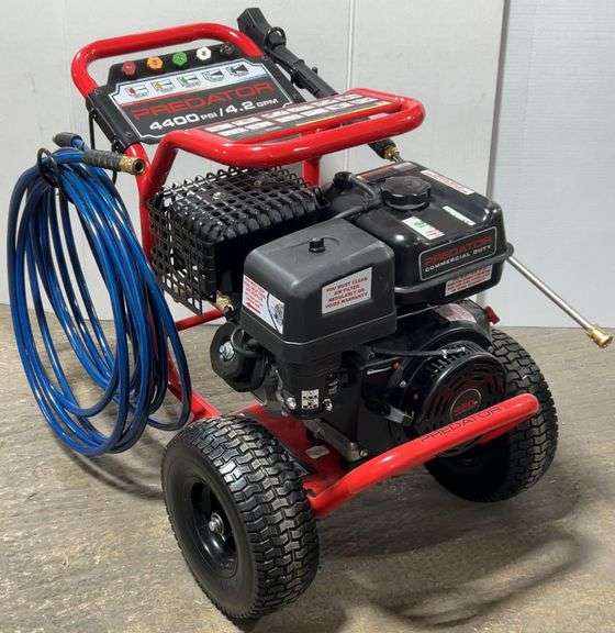 (CZ) Predator 4400 PSI 4.2 GPM Gas Pressure Washer - Kraft Auction ...