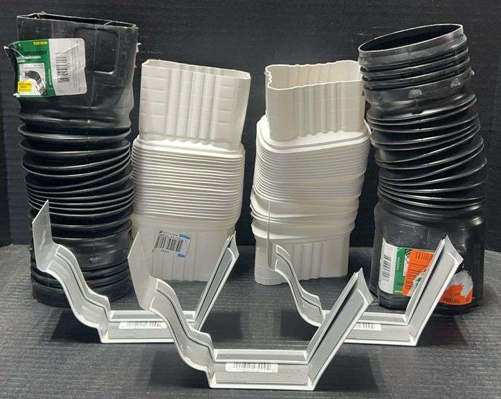 (CY) Lot: Flex-Drain Downspout Adapters & Slip Joint Connectors - Kraft ...