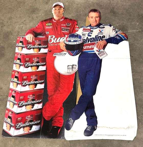 (2) Mark Martin Busch Light Advertisement & Dale Earnhardt Jr ...