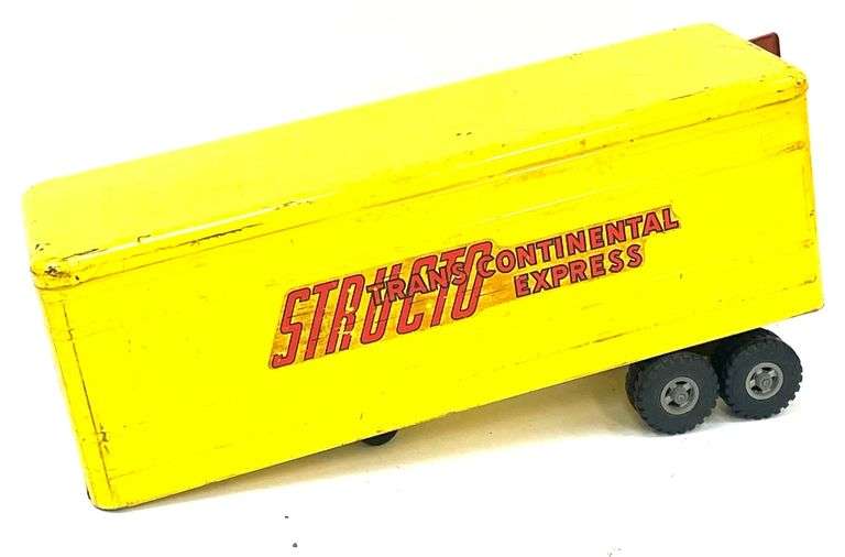 Structo Trans Continental Express Trailer Pressed Steel - Kraft Auction ...