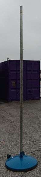 Rolling Pole Stand - Kraft Auction Service, LLC