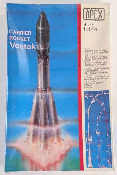 1/144 Scale APEX Vostok Space Carrier Rocket Model Kit - Sealed - Kraft ...