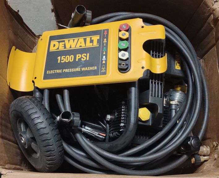 DeWalt 1500 PSI Electric Pressure Washer - Kraft Auction Service, LLC