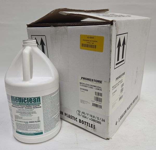 (ZZ) Box of Mediclean Germicidal Cleaner Concentrate - Kraft Auction ...