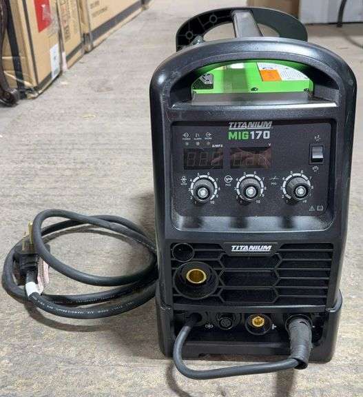 (CZ) Titanium MIG 170 Professional Welder - Kraft Auction Service, LLC