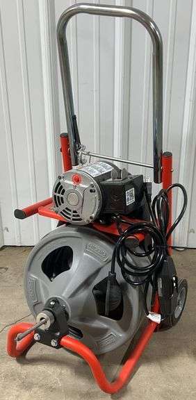 (DZ) RIDGID K-400 Drain Cleaning Snake Auger 120-Volt Drum Machine ...