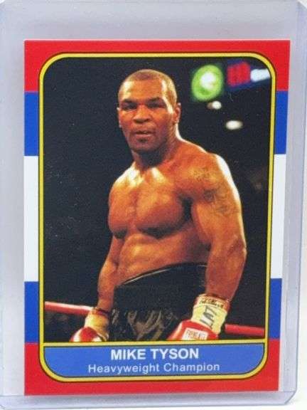(BP) Iron Mike Tyson Boxing Trading Card - Kraft Auction Service, LLC
