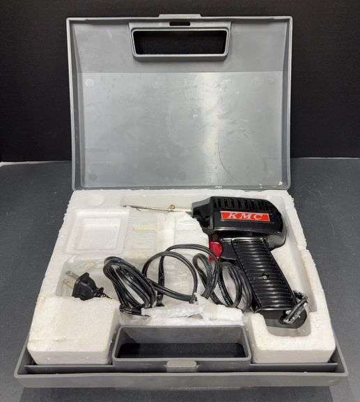 (G) KMC TQ1000 Soldering Iron Gun With Plastic Case - Kraft Auction ...