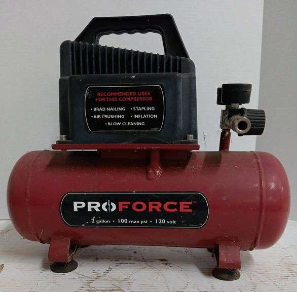 (N) ProForce 2 Gallon Air Compressor - Kraft Auction Service, LLC