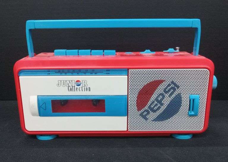 (AN) Pepsi Junior Collection AM/FM Radio With Cassette Player/Recorder ...