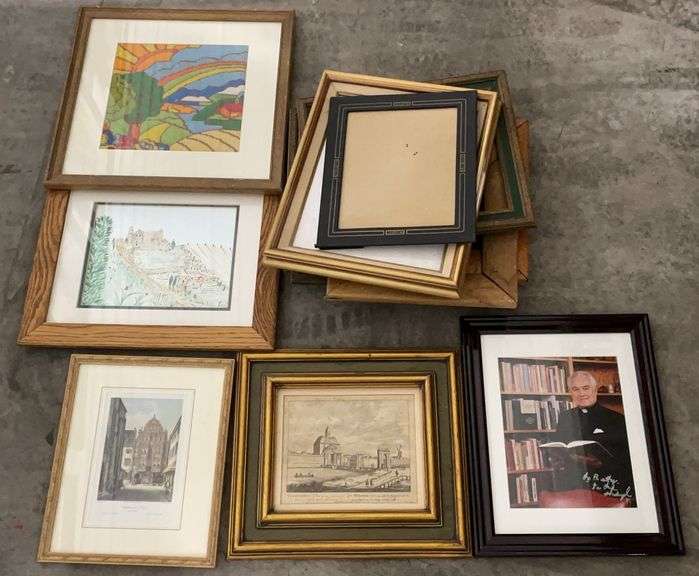 (C) Vintage Frames and Prints Various Sizes - Kraft Auction Service, LLC