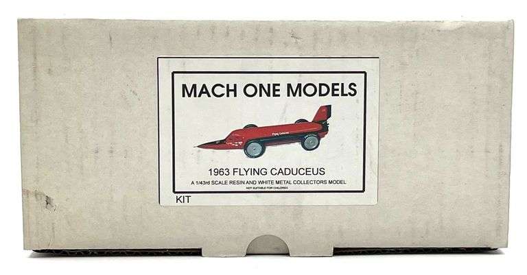 1:43 Mach One Models 1963 Flying Caduceus Model Kit In Box - Kraft ...
