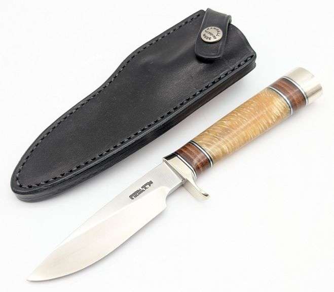Randall Model 26 Musk Ox Horn Pathfinder w/ Sheath - Kraft Auction ...