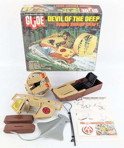 Vintage Hasbro GI Joe Devil of the Deep Turbo Swamp Craft - Kraft ...