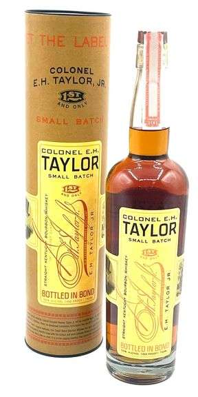 Colonel E.H. Taylor Jr Small Batch Bourbon in Tube 750ml, Unopened ...