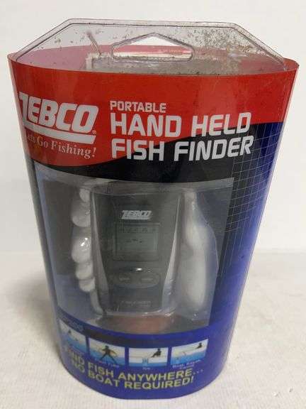 (Q) ZEBCO PORTABLE Hand Held Fish Finder - Kraft Auction Service, LLC