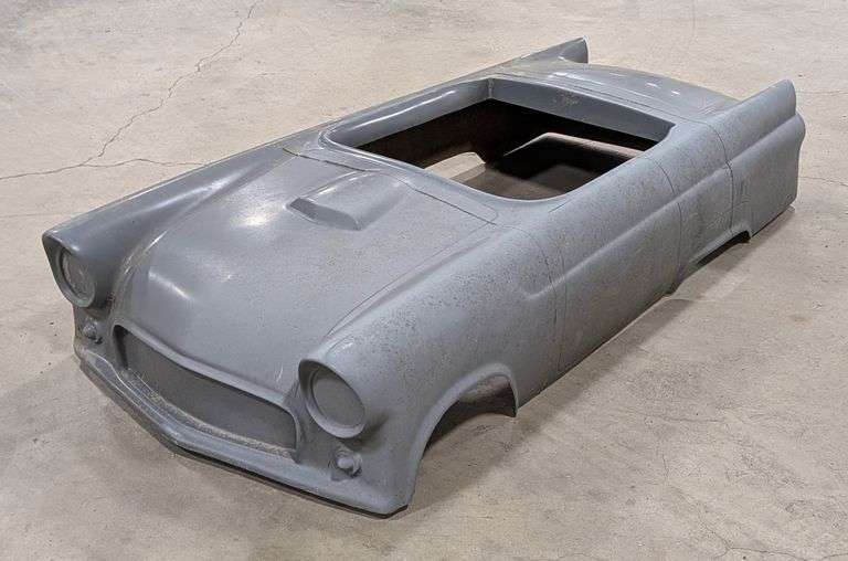 Vintage Thunderbird Fiberglass Go-Kart Body - Kraft Auction Service, LLC
