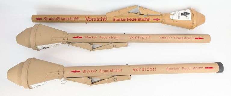 (3) Reproduction WWII German Panzerfaust Rocket Launchers - Kraft ...