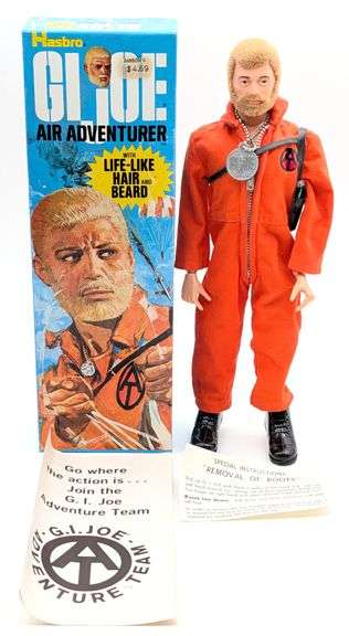 Vintage Hasbro GI Joe Air Adventurer Figure #7403 w/ Box - Kraft ...