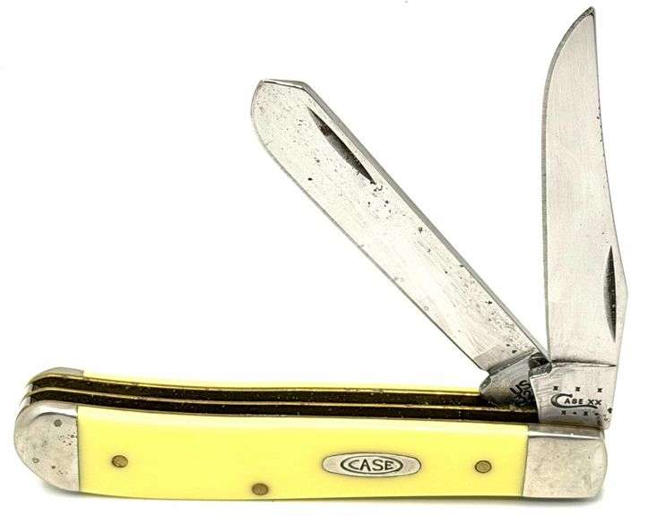 2010-2019 Case XX Smooth Yellow Mini Trapper Knife (3207) - Kraft ...