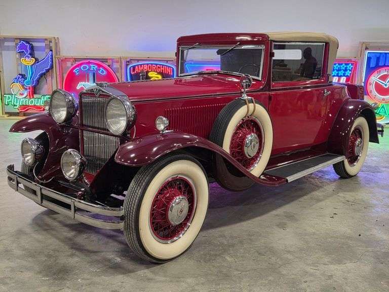 1930 Hupmobile Model H Eight Cabriolet - Kraft Auction Service, LLC