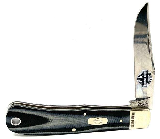 2010-2019 Case XX Tony Bose Micarta Harley-Davidson Back Pocket Trapper ...
