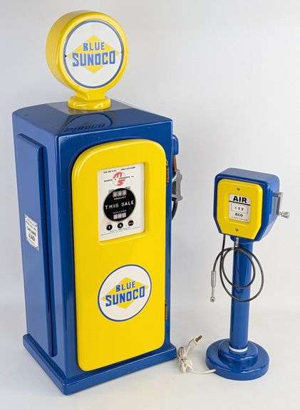 Pedal Car Size Sunoco Gas Pump w/ Matching Eco Air Meter - Kraft ...