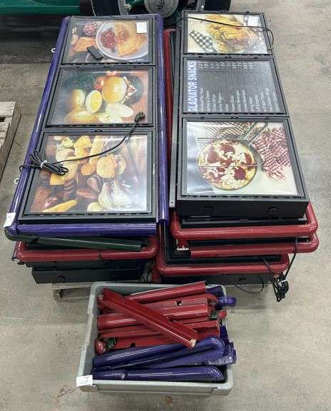 (B) Commercial Menu Display Boards - Kraft Auction Service, LLC