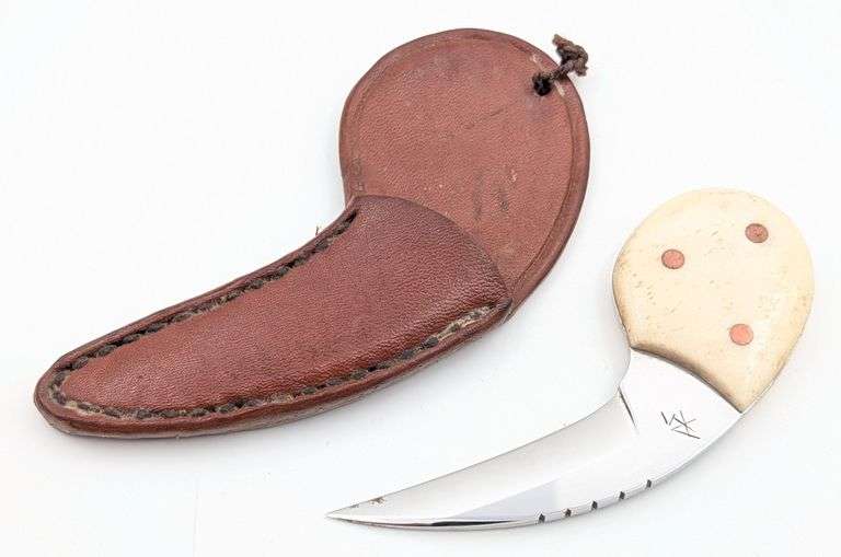 Custom Possibly Rich McDonald Smooth Bone Raptor Talon w/ Sheath ...