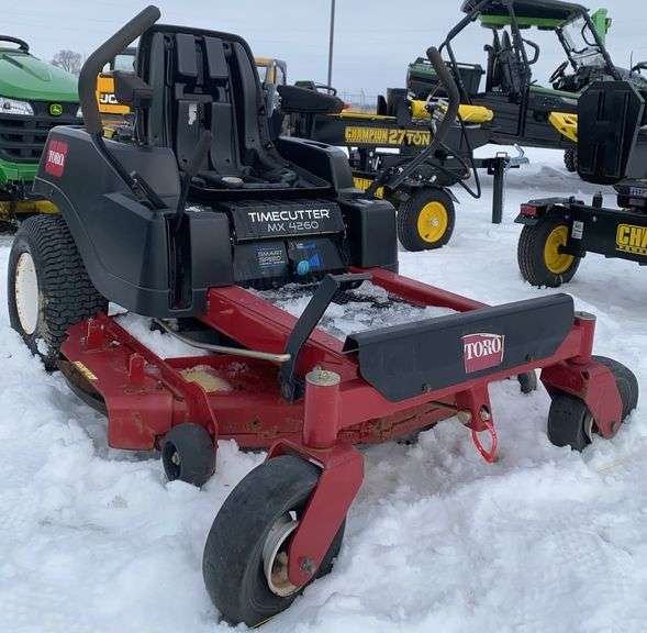 TORO Timecutter MX 4260 42” Zero Turn Mower - Kraft Auction Service, LLC
