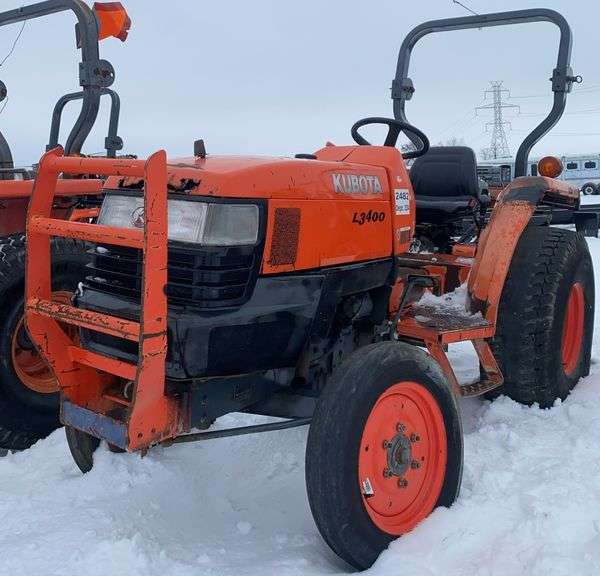 Kubota L3400 4WD Utility Tractor - Kraft Auction Service, LLC