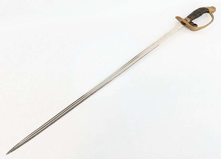 WWI Imperial German Prussian Unmarked M1889 Dress Sword - Kraft Auction ...