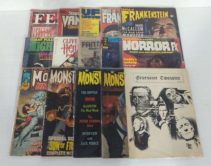 (JT) Vtg 1970's-80's Monster Mania & Fear Magazines Inc, - Kraft ...